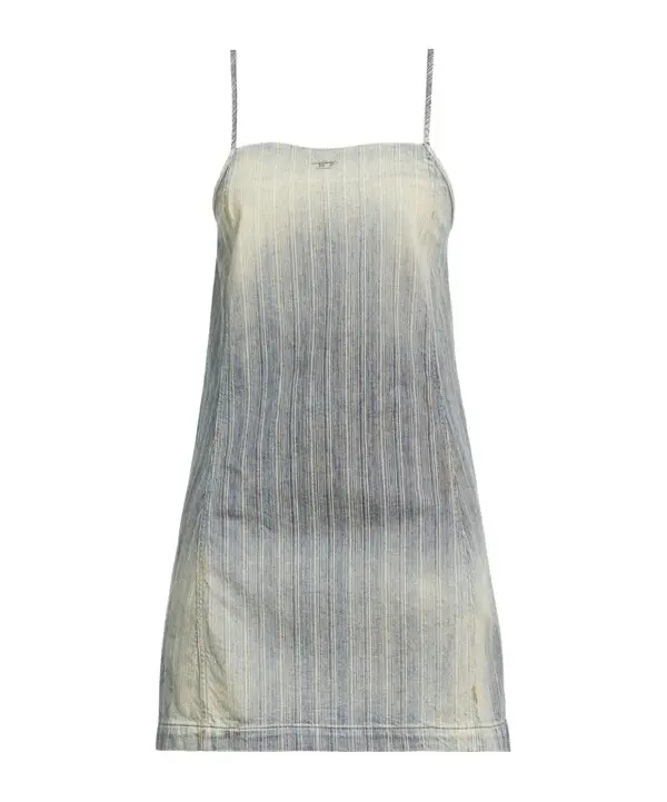 DIESEL® Simple And Stylish Denim Dress - Gray
