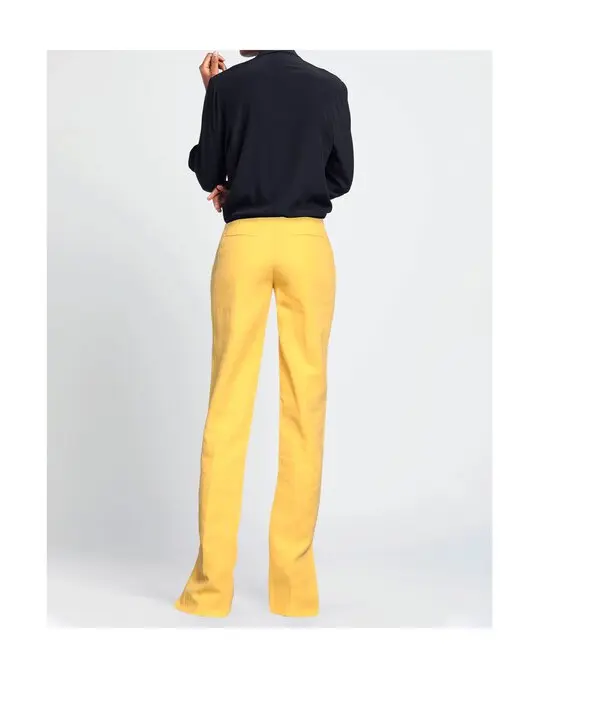 Jacquemus High-waisted Trousers With Side Slits