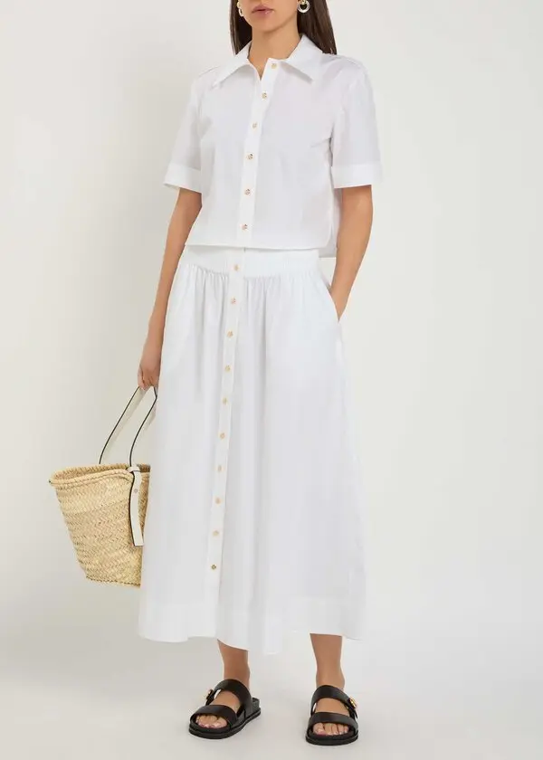 Tory Burch Stretch Cotton Dress
