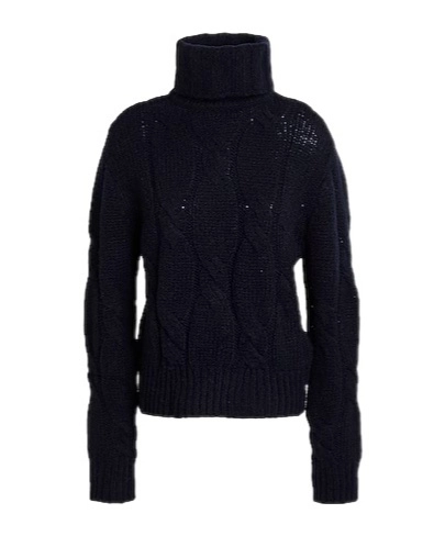 MAXCO. Cable Knit Turtleneck Sweater