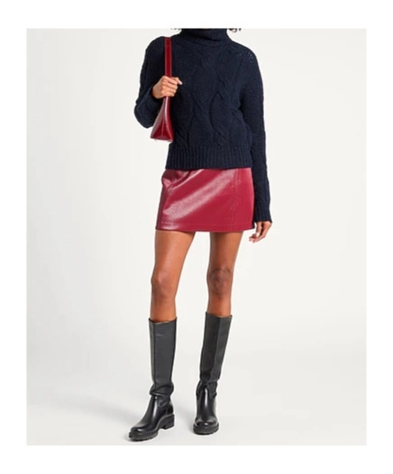 MAXCO. Cable Knit Turtleneck Sweater