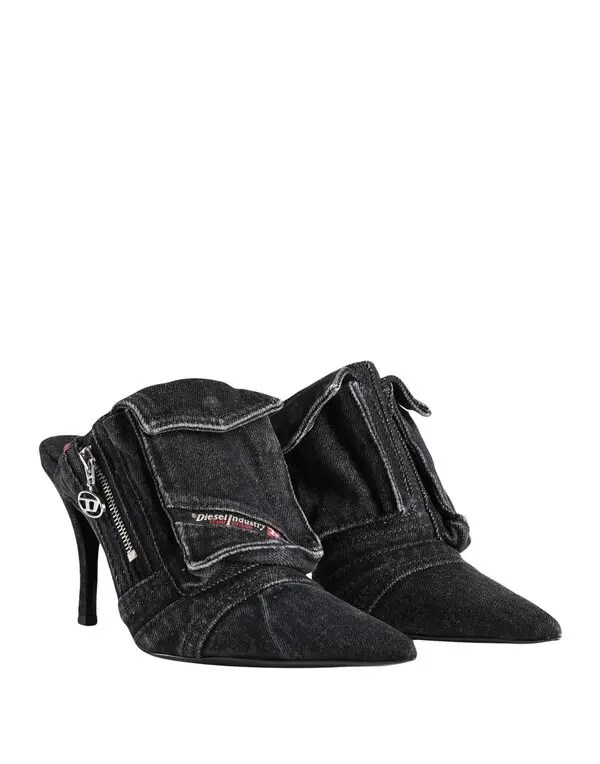 DIESEL® Pointed-toe Denim Mules