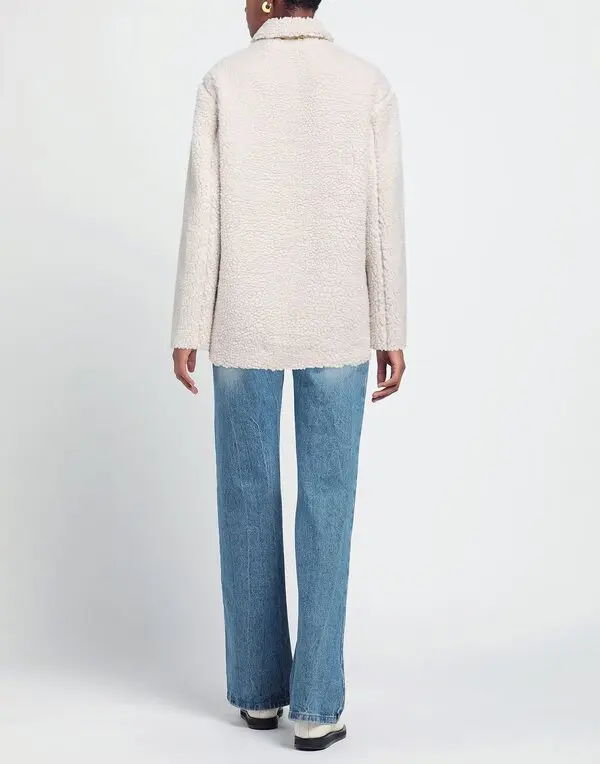 Rag & Bone Solid Color Teddy Fleece Coat