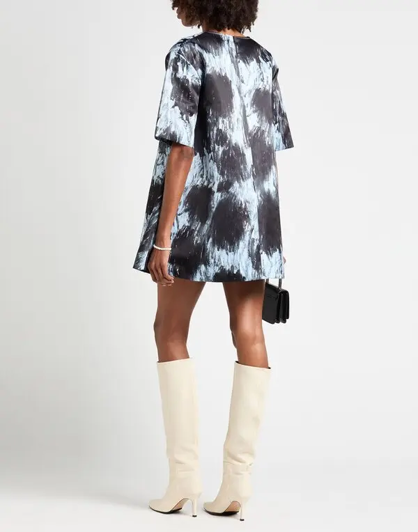 Marni Short Sleeves Flared Dress