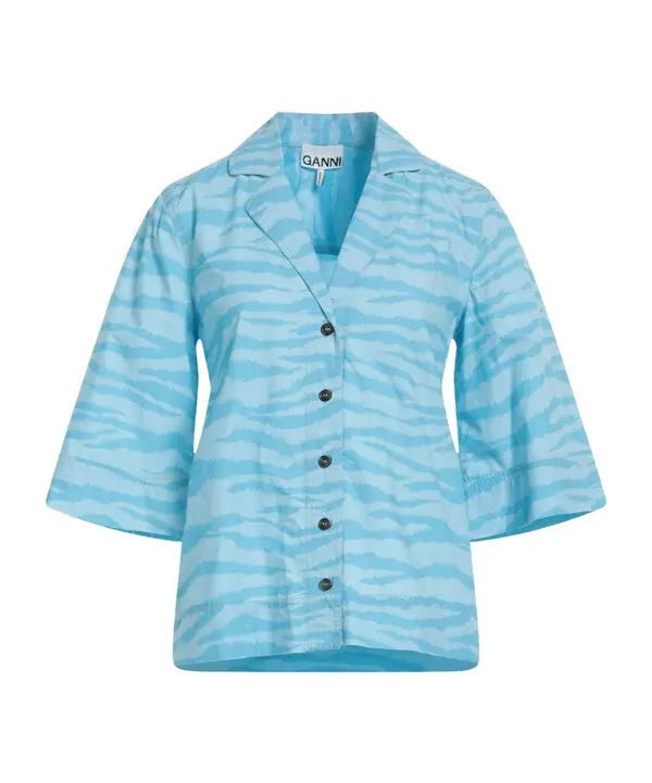 GANNI Two-tone Shirt
