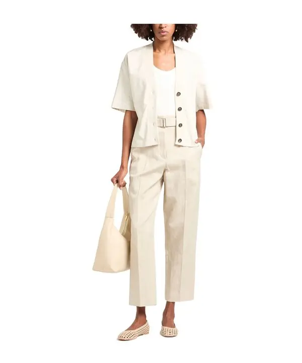 Brunello Cucinelli Plain Colour Tapered Trousers