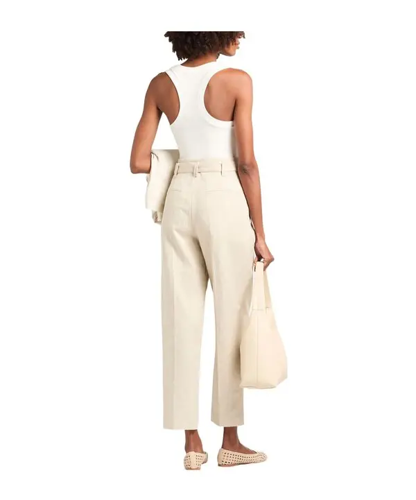 Brunello Cucinelli Plain Colour Tapered Trousers
