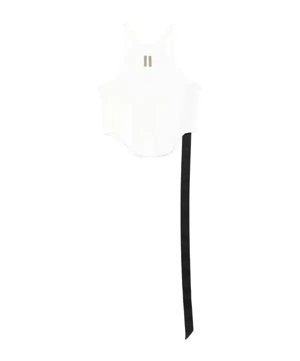 Rick Owens Raw-edge Ribbon Tank Top