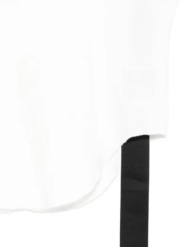 Rick Owens Raw-edge Ribbon Tank Top
