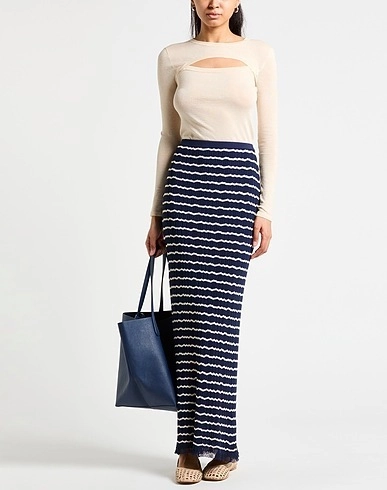 Rag & Bone Plaid Knitted Maxi Skirt