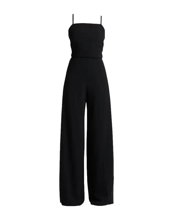 Max Mara Sleeveless Square-neck Jumpsuit - Black