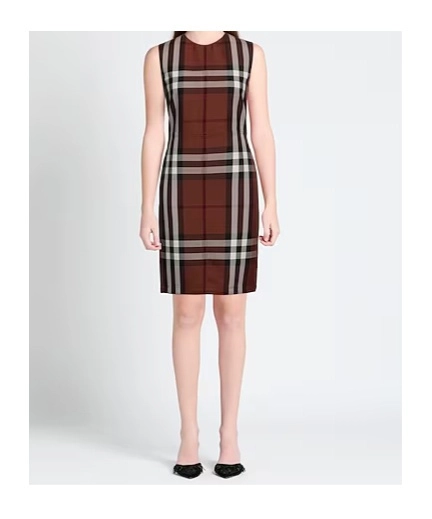 Burberry Plaid Mini Dress