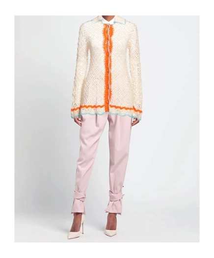 Sportmax Openwork Knitwear With Multicolor Pattern