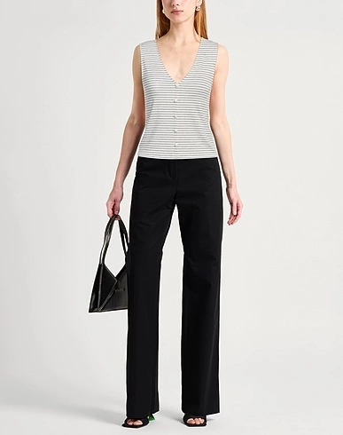 Rag & Bone Striped Knitted Sleeveless Top