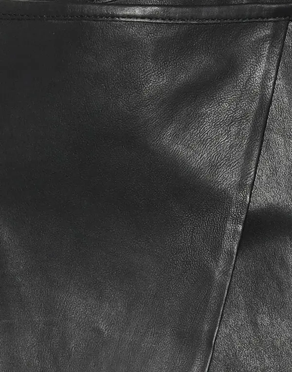 DIESEL® Stylish Versatile Solid Color Leather Skirt