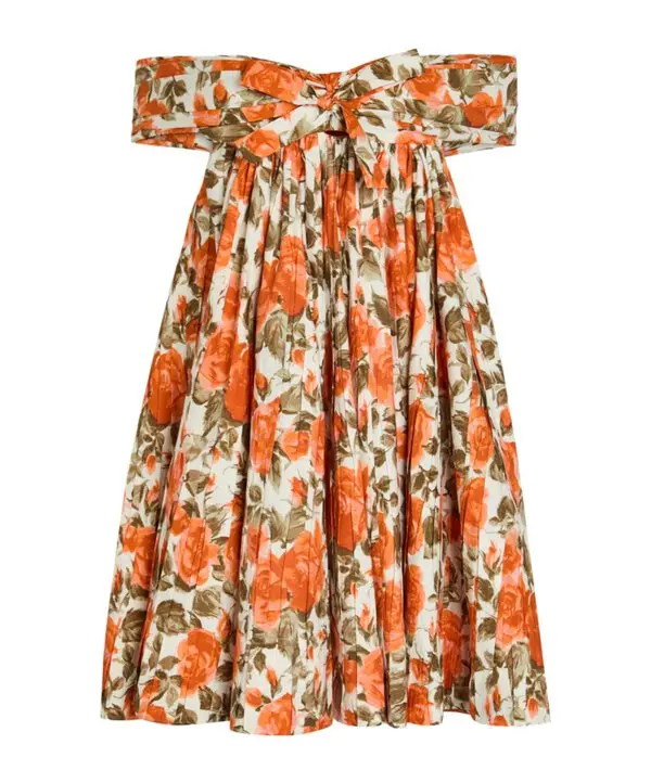 Chloé Casual Floral Dress - Brown