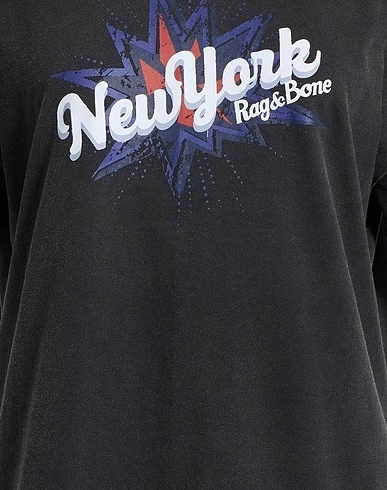 Rag & Bone New York" Graphic Print T-shirt