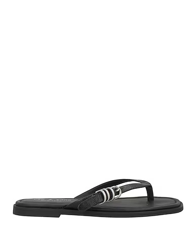 Rag & Bone Leather Thong Sandals With Buckle Detail