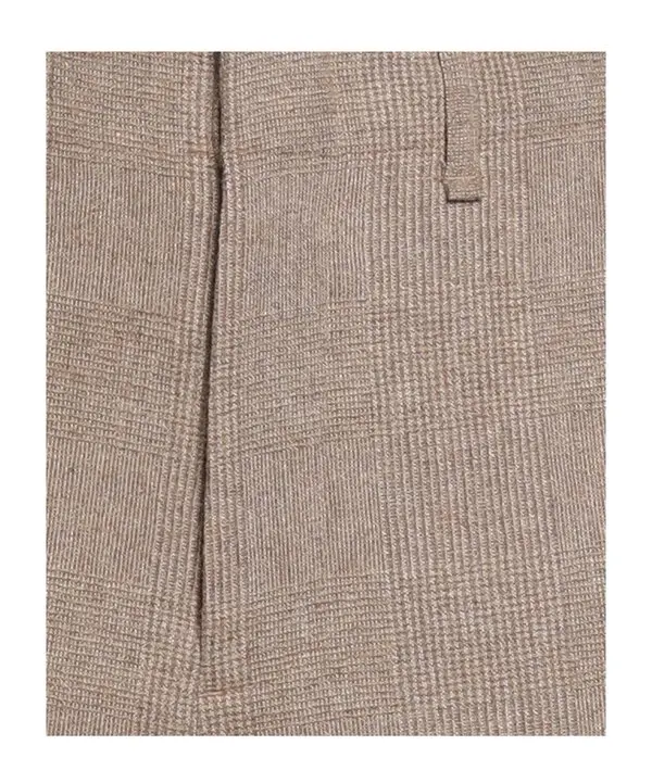 Rag & Bone Prince Of Wales Check Flannel Trousers