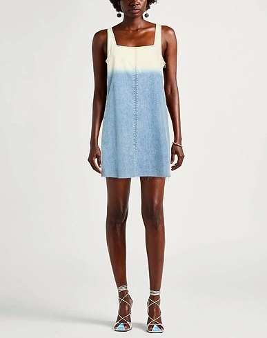 Rag & Bone Sleeveless Tie-dye Denim Dress