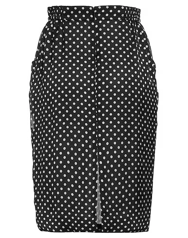 Saint Laurent Polka Dot Pencil Skirt