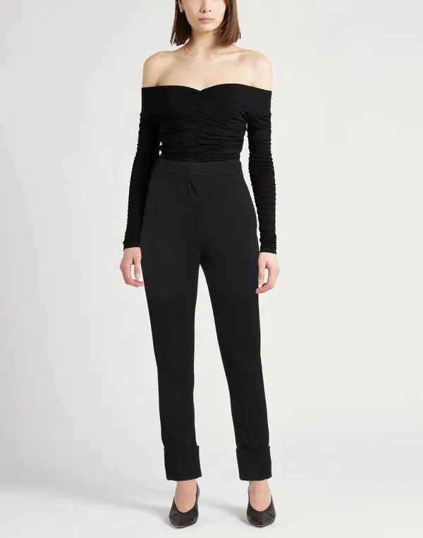 Max Mara Solid Color Casual Long Pants
