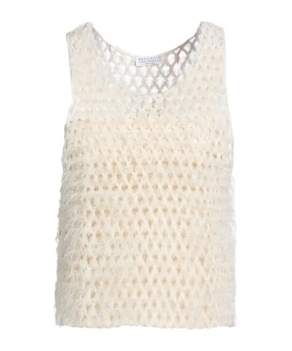 Brunello Cucinelli Knit Sequined Vest