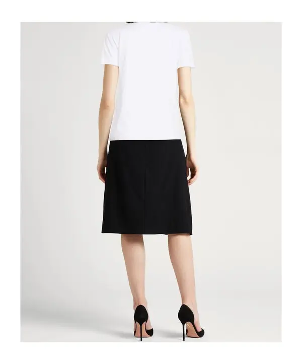 Max Mara Logo Crew Neck T-shirt - White