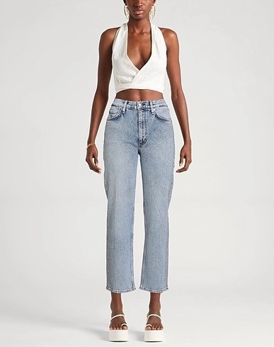 Rag & Bone Crystal Embellished Denim Straight-leg Jeans