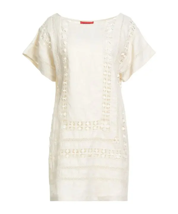 MAXCO. Max&co. Linen Crochet-knit Dress