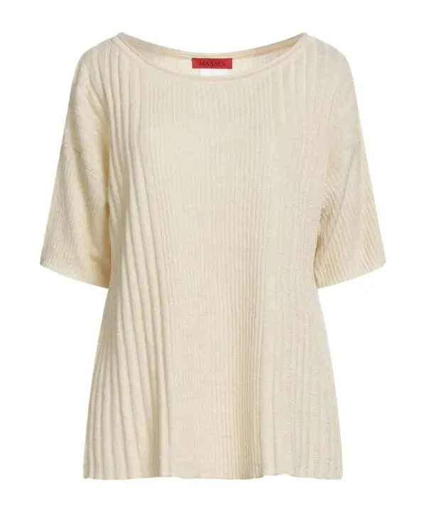 MAXCO. Max&co. Short Sleeve Boat Neck Sweater