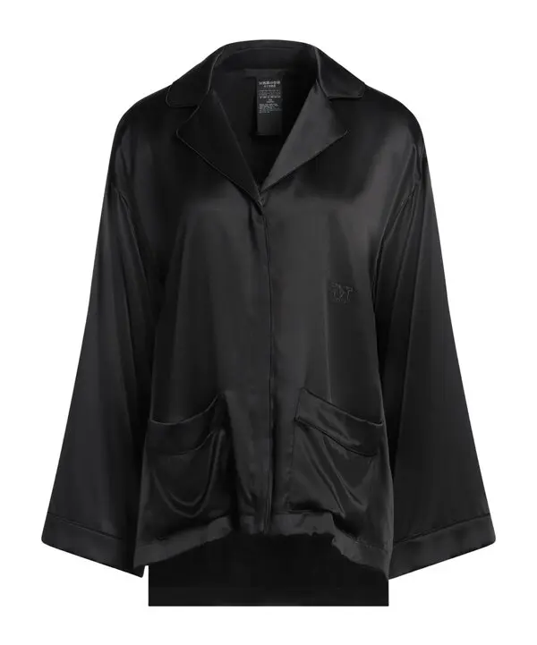 Max Mara Long Sleeve Shirt With Lapels And Embroidered Logo