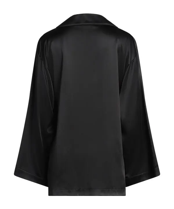 Max Mara Long Sleeve Shirt With Lapels And Embroidered Logo
