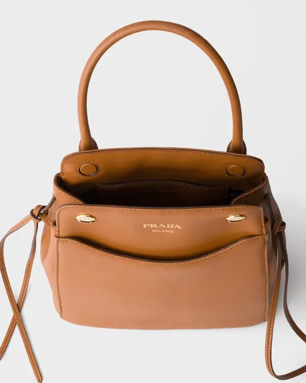 Prada Carry Mini Leather Handbag
