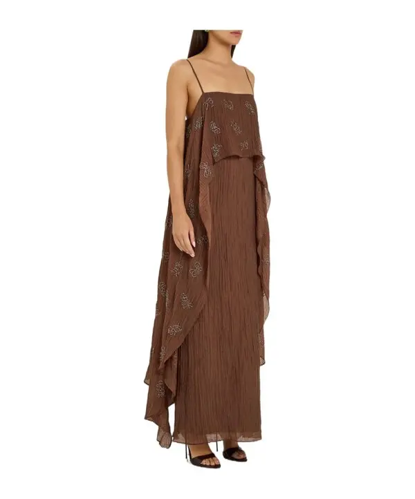 Staud Comfortable Crinkled Dress