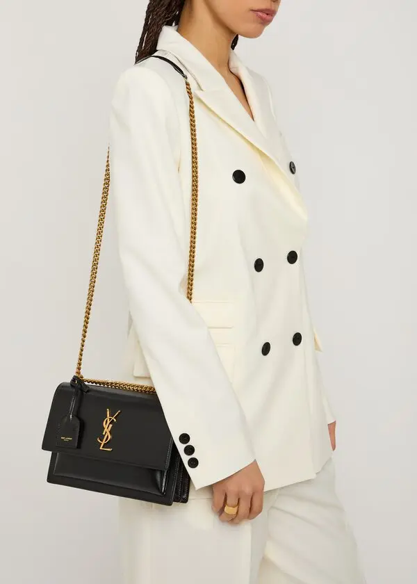 Saint Laurent Leather Crossbody Bag