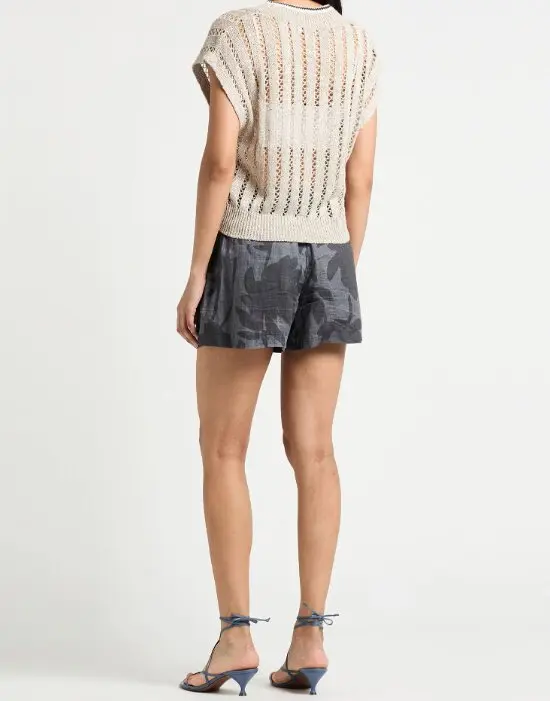 Brunello Cucinelli V-neck Sleeveless Knit Top