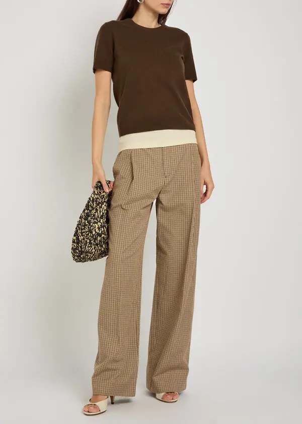 Vince Relaxed Fine-knit Wool-blend Top