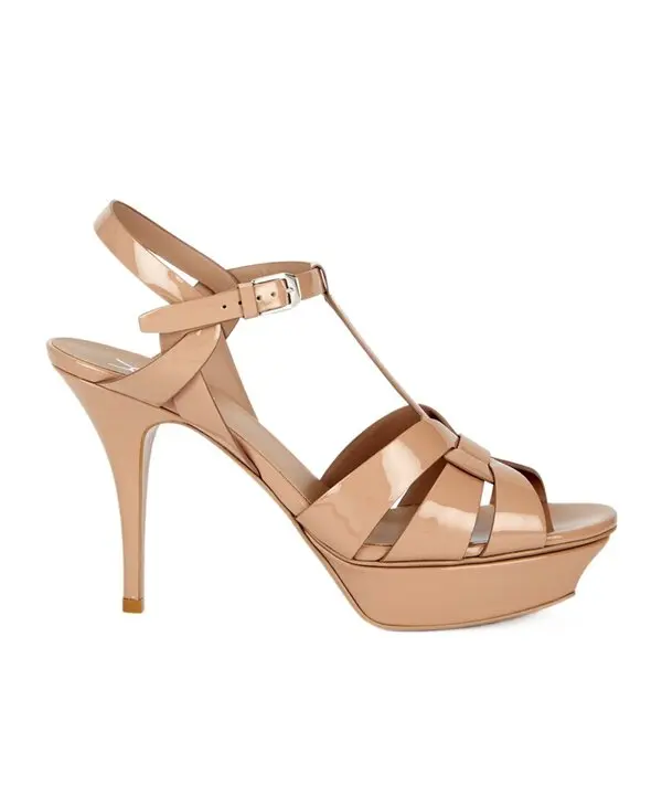 Saint Laurent Tribute 80 Leather Sandals