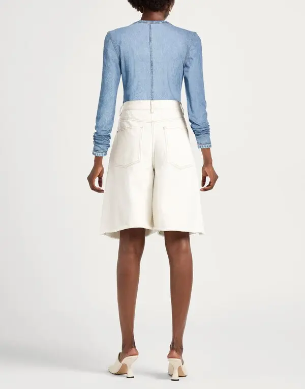 Rag & Bone Solid Color Mesh Long-sleeve Top