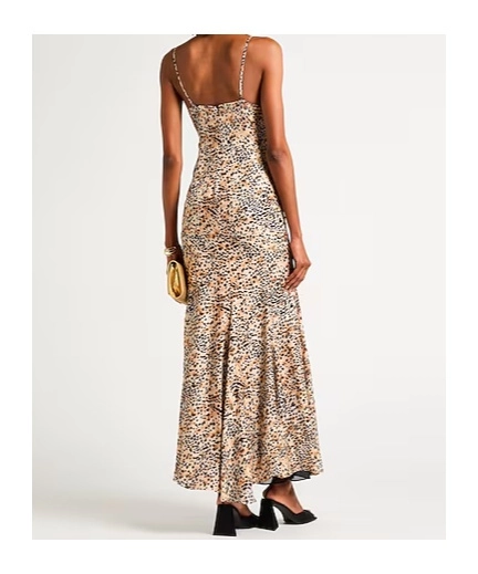Isabel Marant Étoile Leopard Print Halter Dress