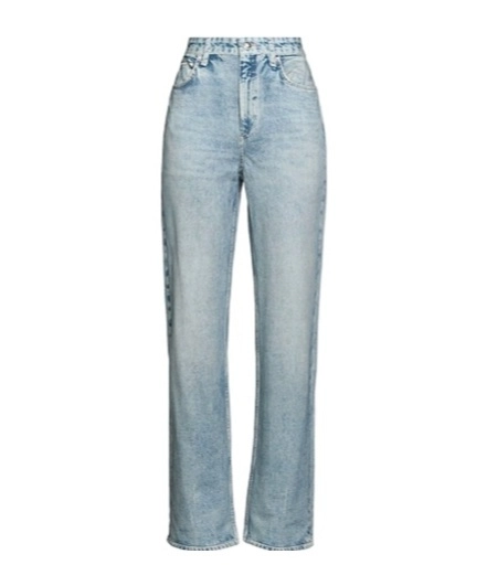 Rag & Bone Light-colored Straight-leg Jeans
