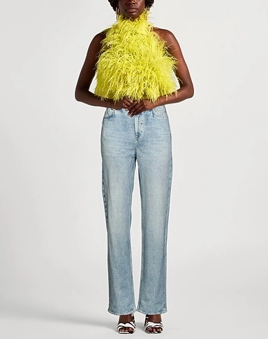 Rag & Bone Light-colored Straight-leg Jeans