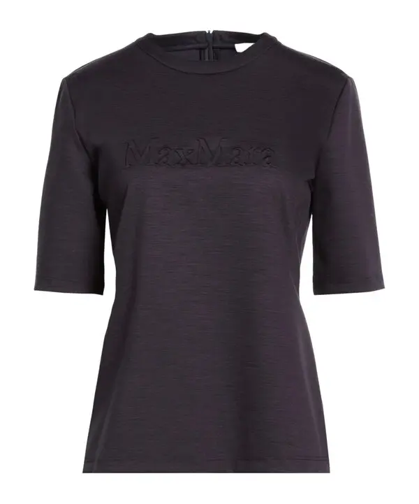 Max Mara Logo Short Sleeve T-shirt - Black
