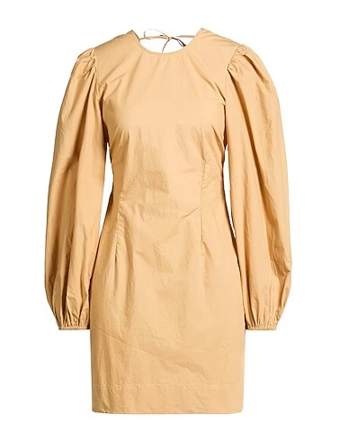 GANNI Solid Color Bodycon Dress
