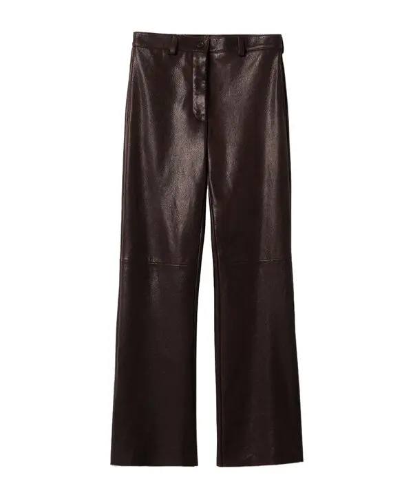 Miu Miu Leather Trousers