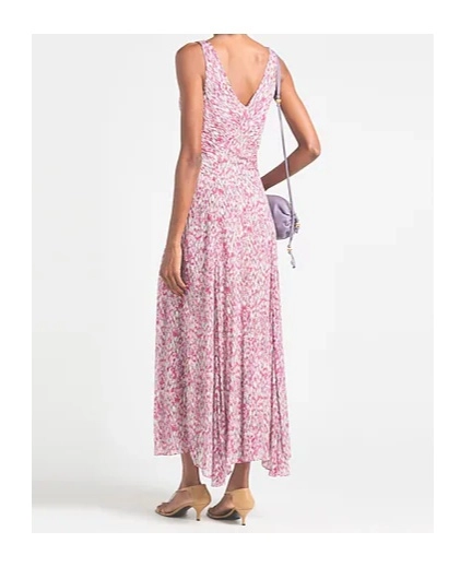 Isabel Marant Étoile Sleeveless V-neck Printed Maxi Dress