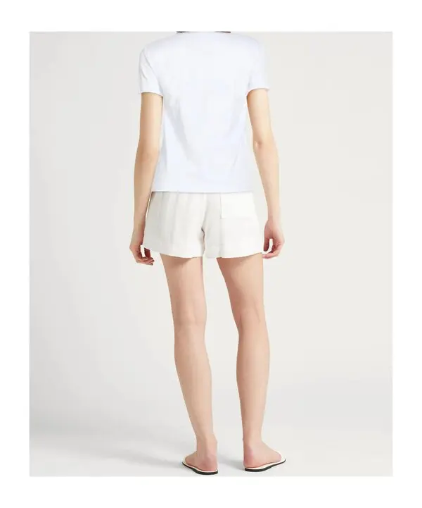 Max Mara Logo Crew Neck T-shirt - White