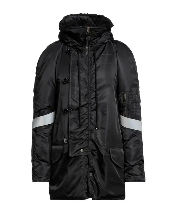 MAISON MARGIELA Fleece Parka - Black