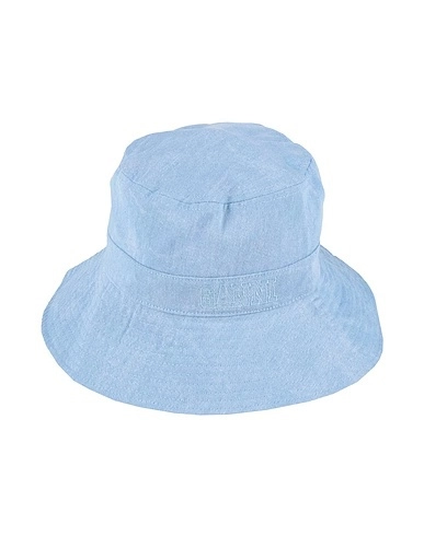 GANNI Solid Color Denim Fisherman Hat